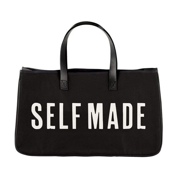 Slant | Bags | Selfmade Large Black Rectangular Tote Bag Genuine ...